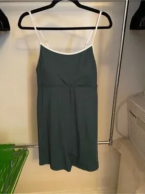 Amazon | Swim | Amazon Green Ribbed Swim Mini With White Trim | Poshmark